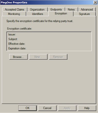 ADFS Integration with PingOne for Enterprise