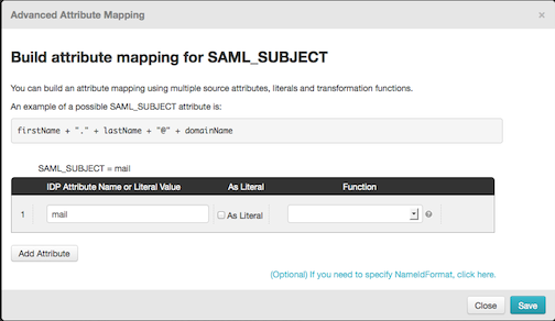 Using Advanced Attribute Mapping